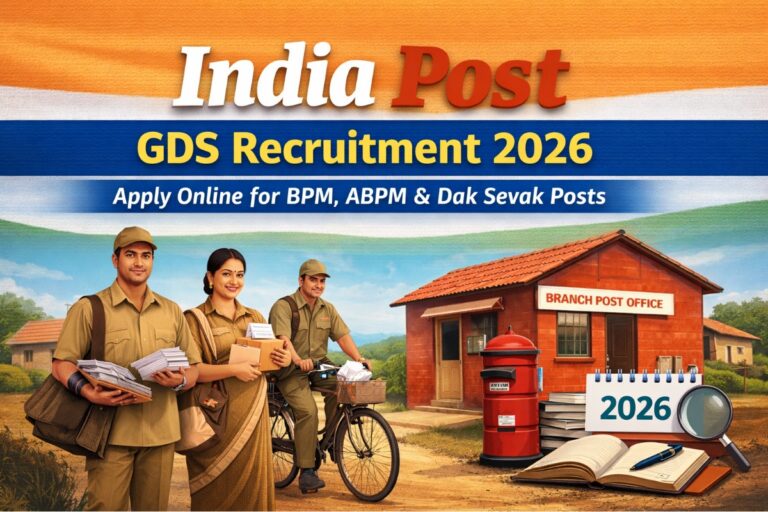 India Post GDS Recruitment 2026: Apply Online for BPM, ABPM & Dak Sevak ...